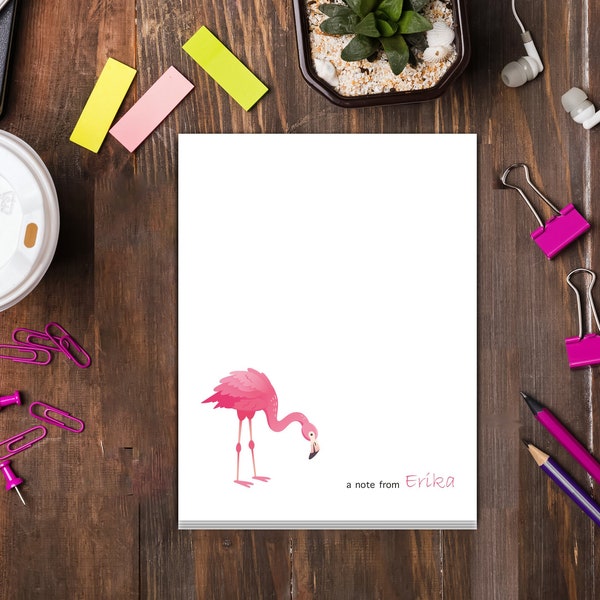 Flamingo Note Pads - Etsy