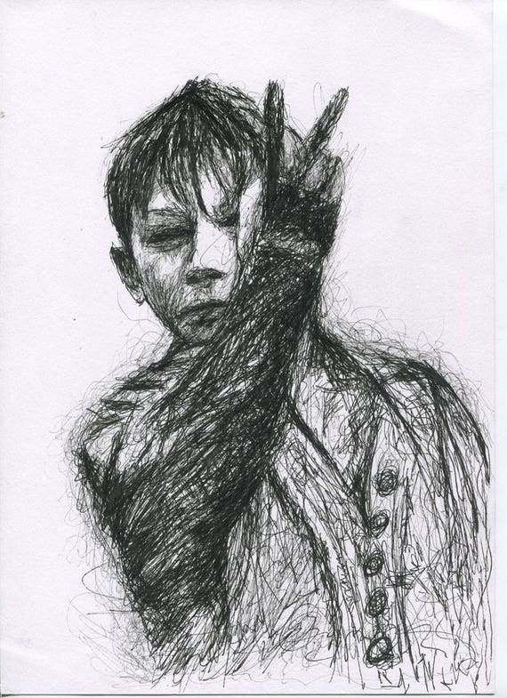 Ken Loach's Kes Film Poster Black and White Middle Finger - Etsy UK