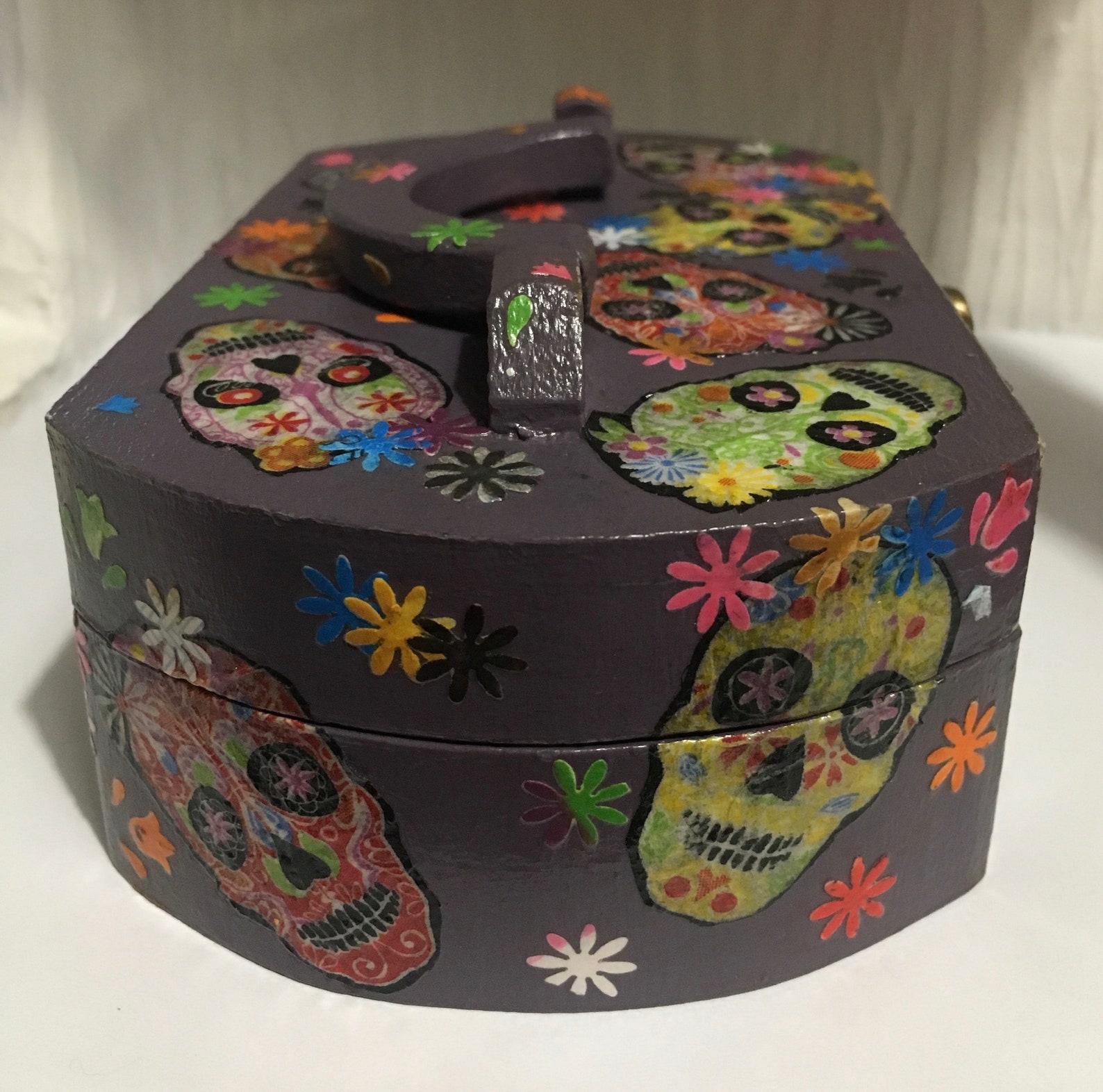 Dia De Los Muertos day of the Dead Keepsake Box - Etsy