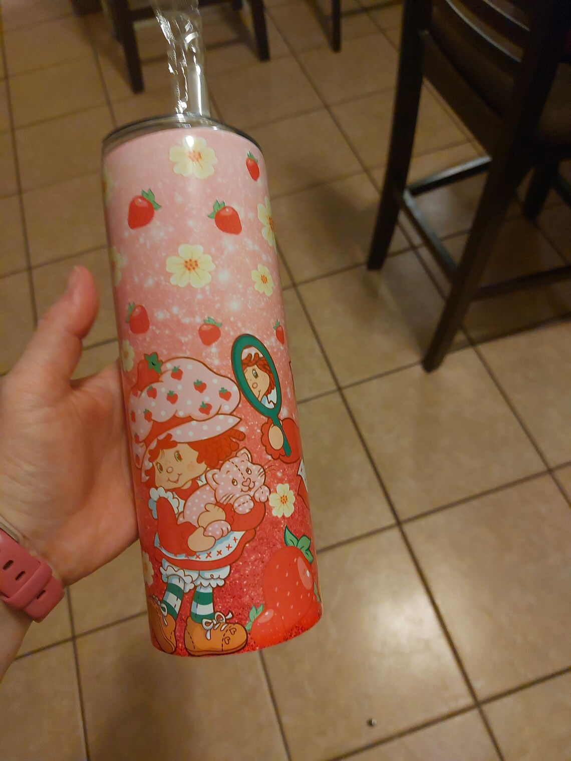Strawberry Shortcake Tumbler - Etsy