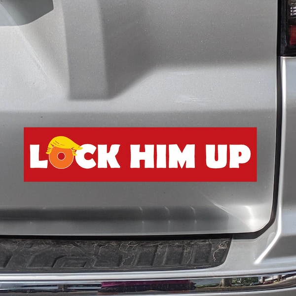 Lock Him up Bumper Sticker - Etsy