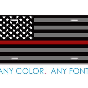 Custom License Plate Front Car Tag, Aluminum or Plastic - Personalized ...