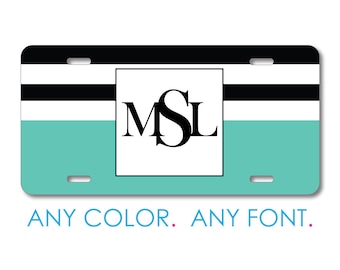 Custom License Plate Front Car Tag Aluminum or Plastic | Etsy