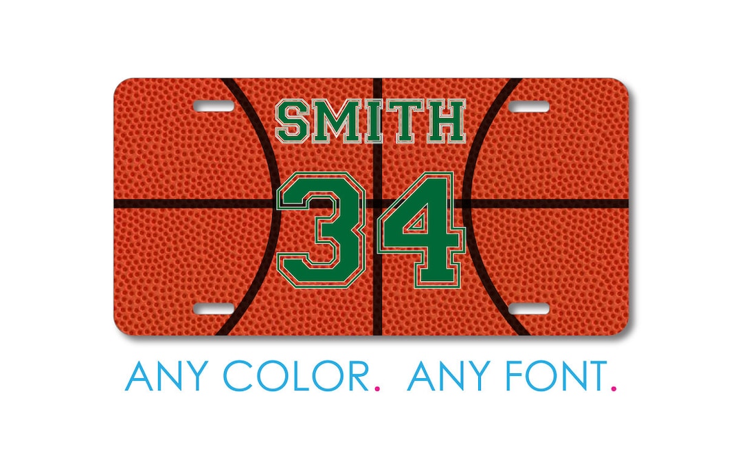 Custom License Plate Front Car Tag, Aluminum or Plastic - Personalized ...