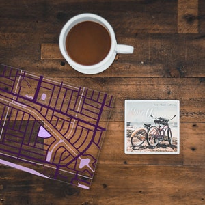 Custom City Street Map Full Color on Clear Acrylic Choose Your City and ...