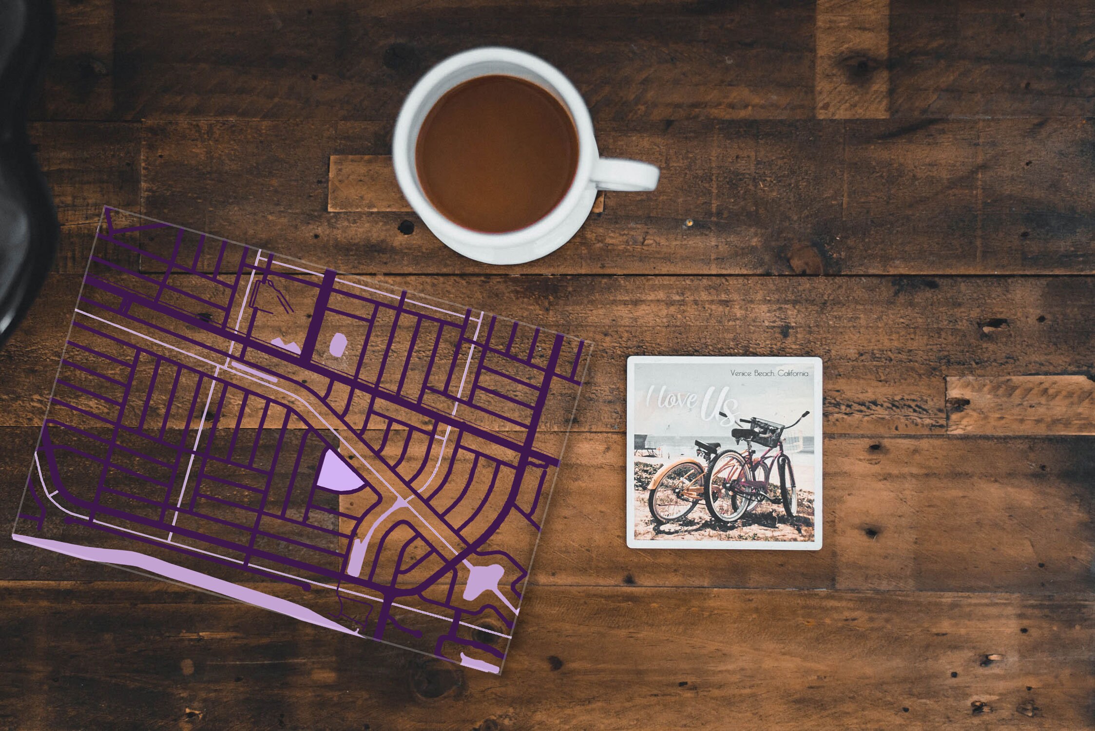 Custom City Street Map Full Color on Clear Acrylic Choose - Etsy