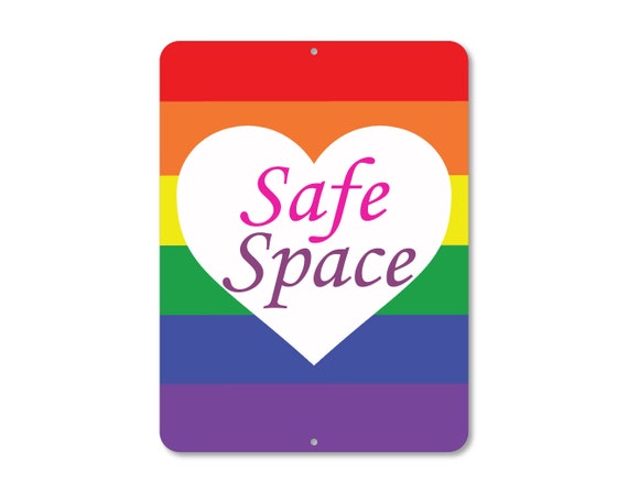 Safe Space CUSTOM LGBTQ / Pride Flag Any Color | Etsy