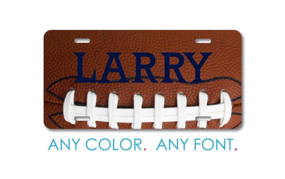 Custom License Plate Front Car Tag, Aluminum or Plastic - Personalized ...