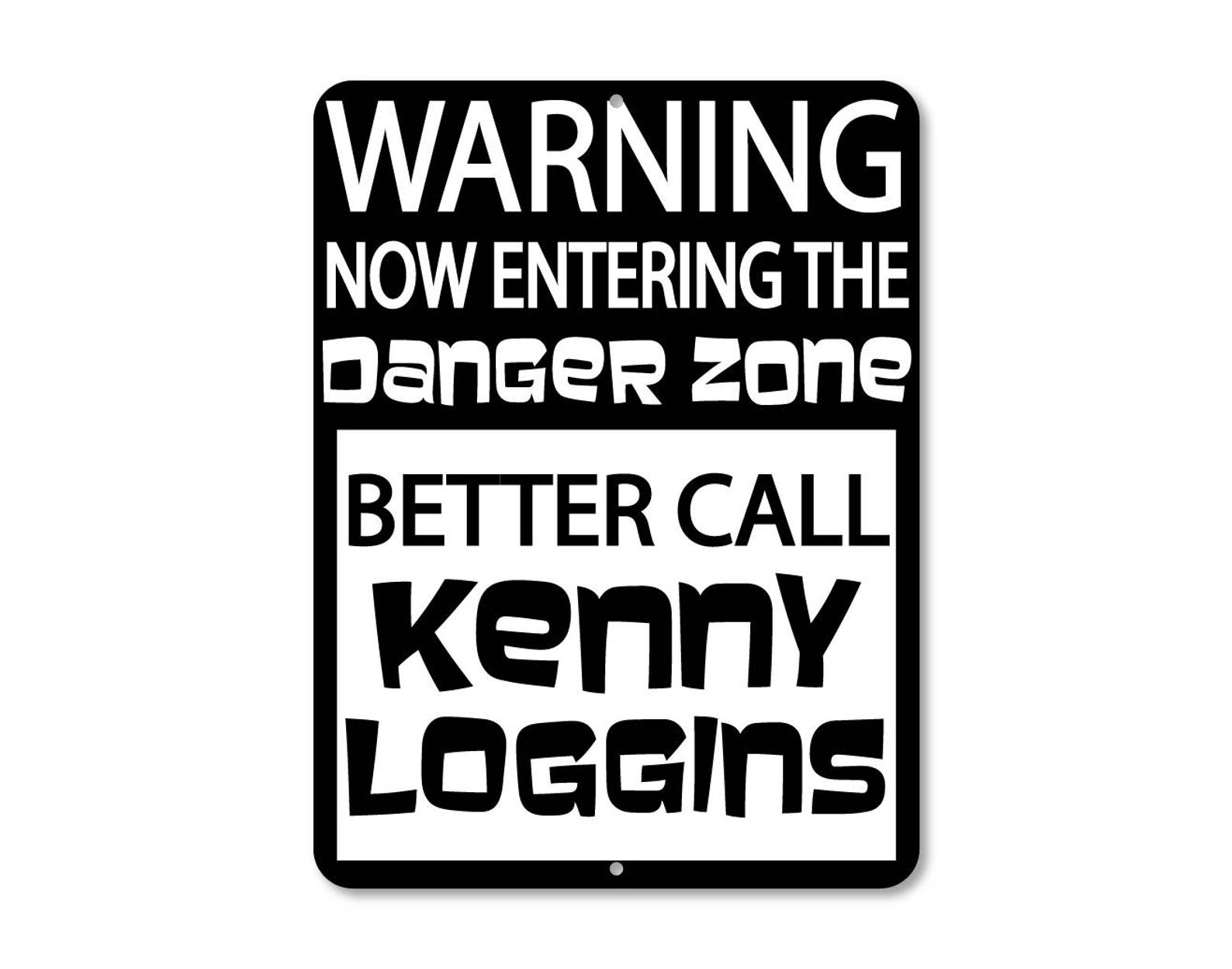 Danger Zone Sign CUSTOM Warning Now Entering the Danger - Etsy
