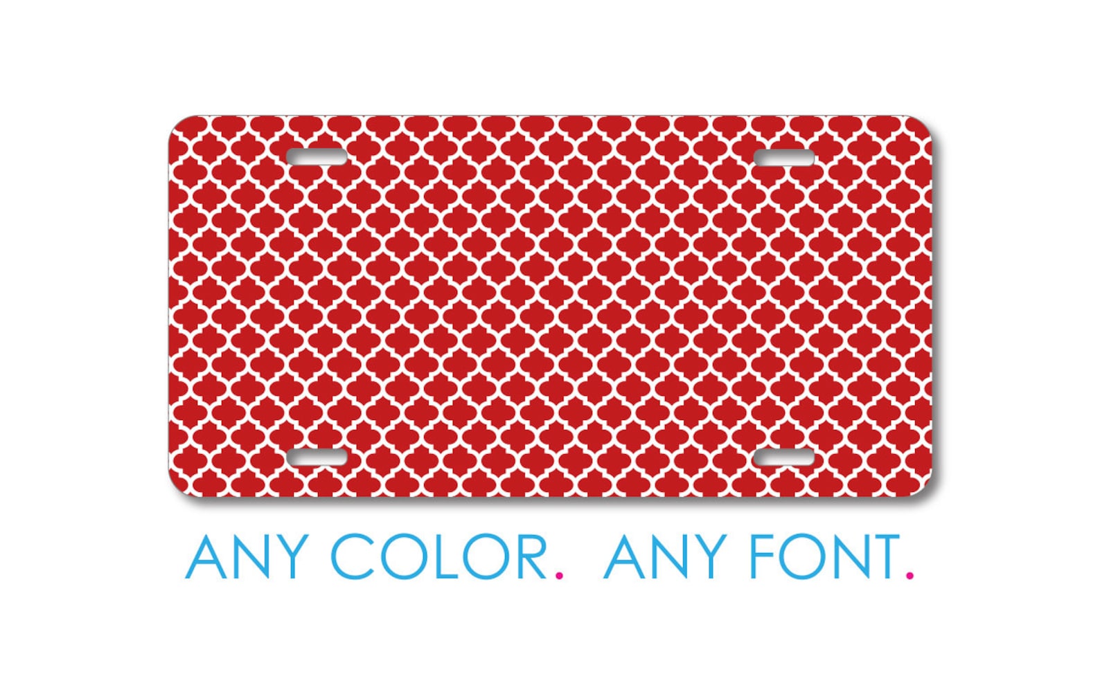 Custom License Plate Front Car Tag Aluminum or Plastic - Etsy