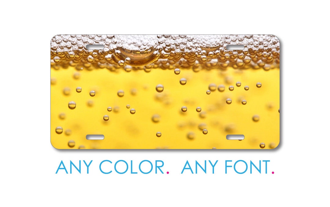 Custom License Plate Front Car Tag, Aluminum or Plastic - Personalized ...