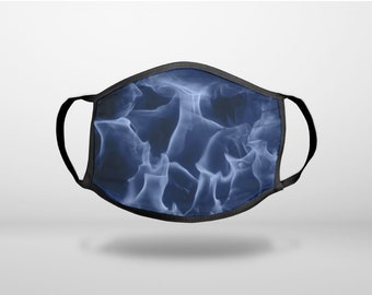Blue Flame Mask - Etsy