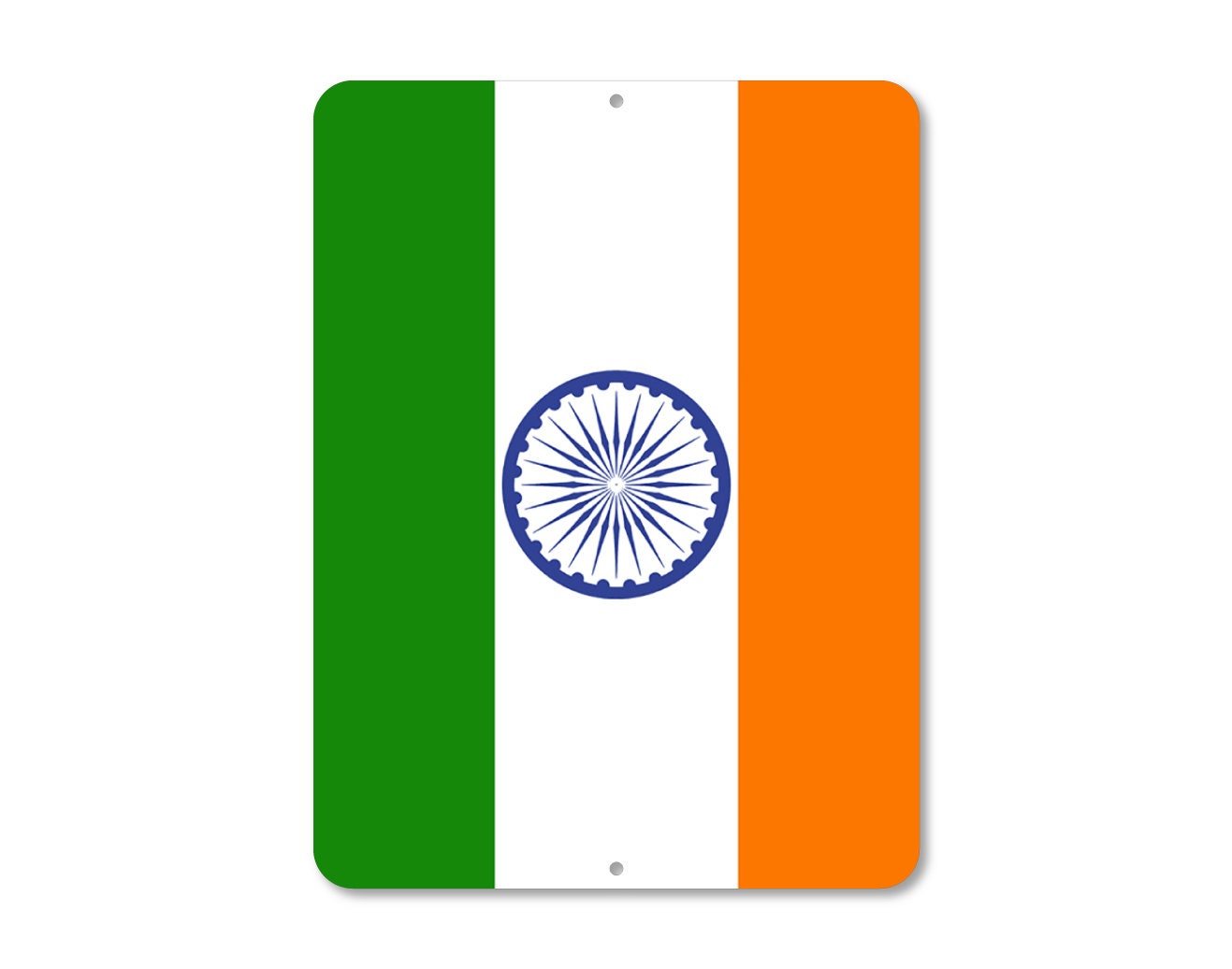 India Flag Sign CUSTOM India / Indian Flag 9 x 12 | Etsy