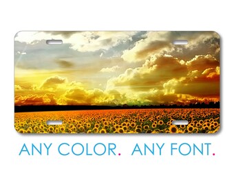 Custom License Plate Front Car Tag, Aluminum or Plastic Personalized ...