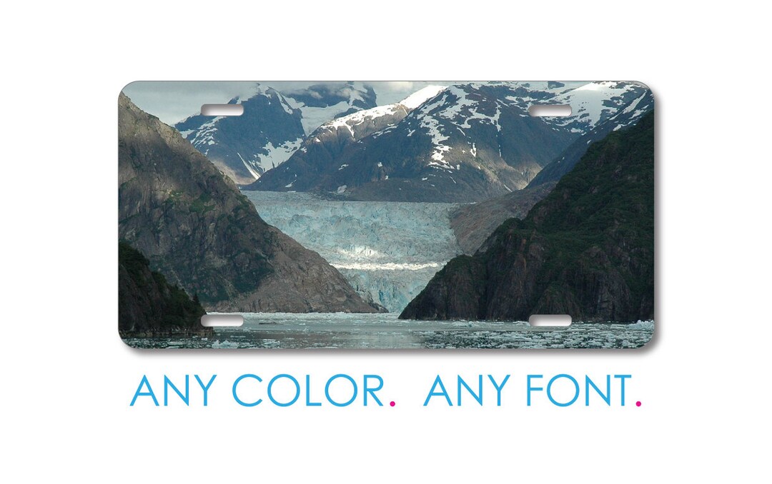 Custom License Plate Front Car Tag, Aluminum or Plastic - Personalized ...