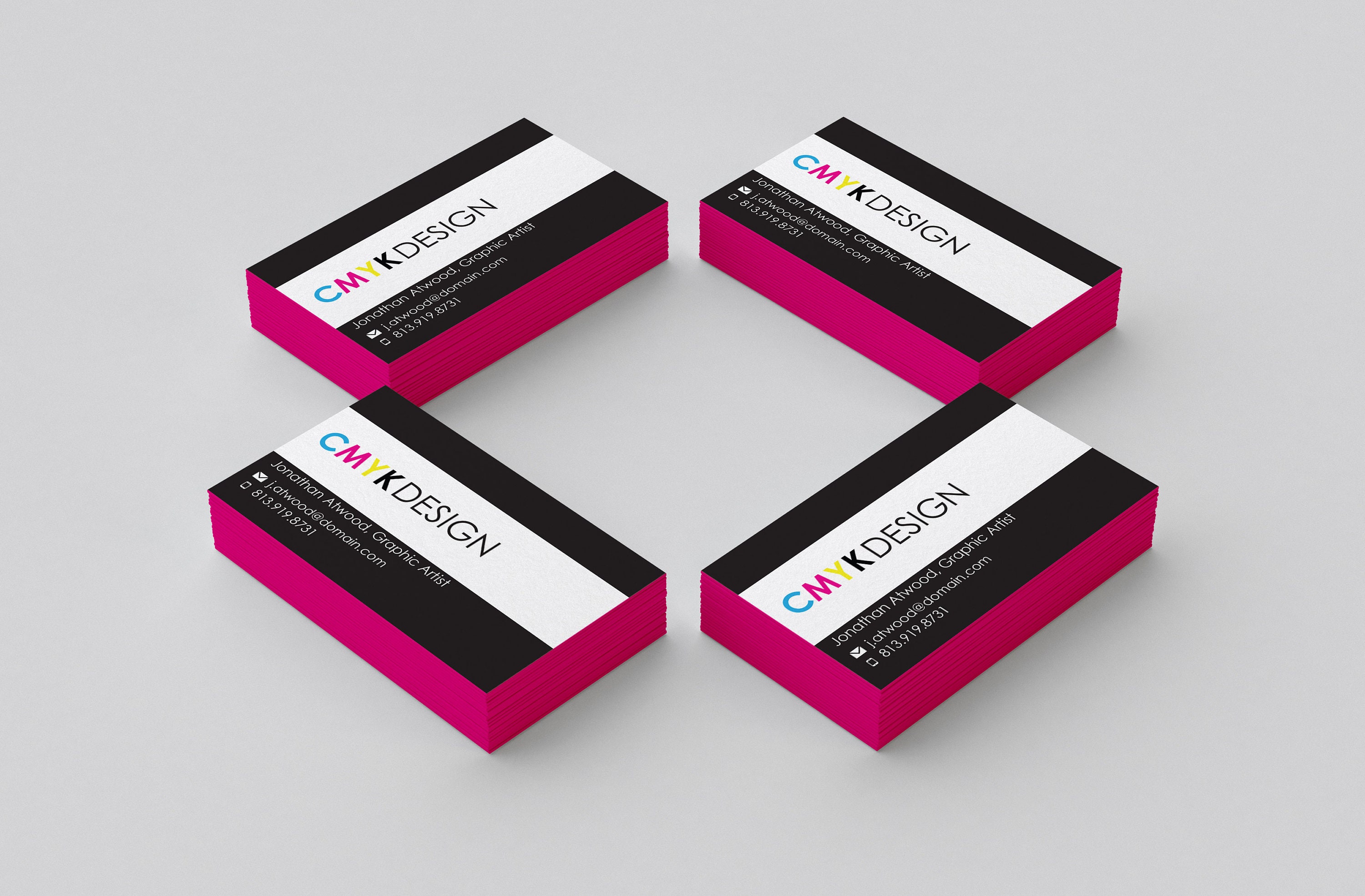 Painted Edge Business Cards for Designer 32pt Ultra Thick - Etsy