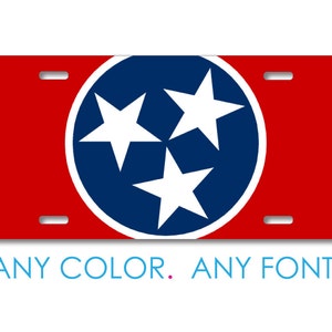 Custom License Plate Front Car Tag, Aluminum or Plastic - Personalized ...