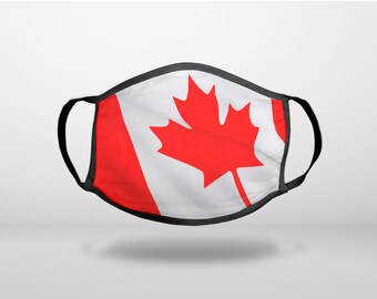 Canadian Flag Mask Protective Covering Washable Reusable - Etsy