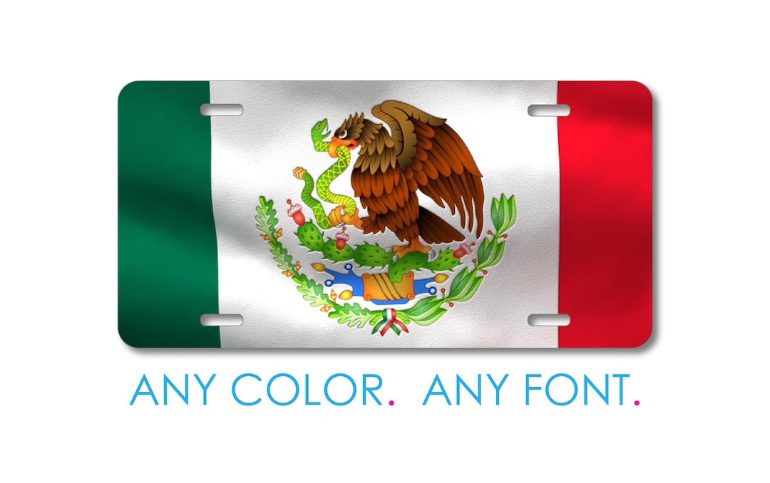 Custom License Plate Front Car Tag, Aluminum or Plastic - Personalized ...