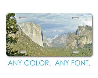 Yosemite License Plate Frame - Etsy