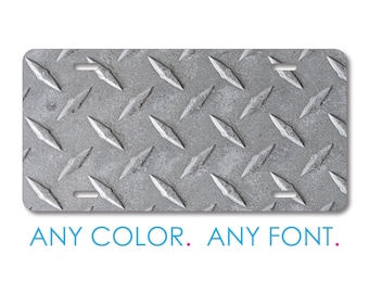 Custom License Plate Front Car Tag, Aluminum or Plastic Personalized ...