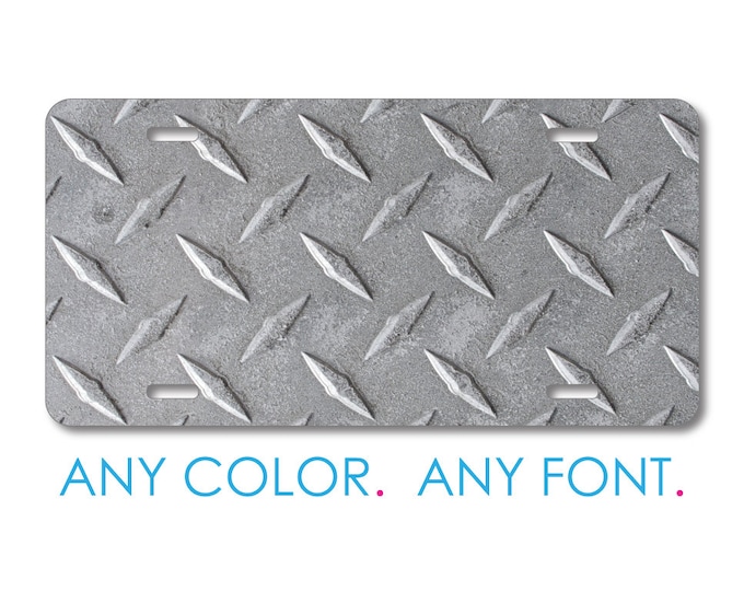 Custom License Plate Front Car Tag, Aluminum or Plastic - Personalized ...