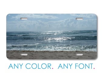 Custom License Plate Front Car Tag, Aluminum or Plastic Personalized ...