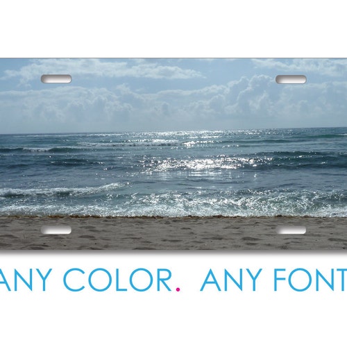 Custom License Plate Front Car Tag Aluminum or Plastic - Etsy