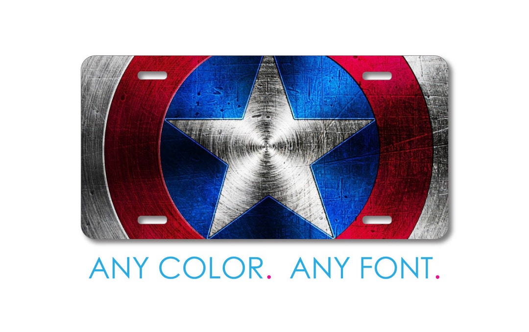 Custom License Plate Front Car Tag, Aluminum or Plastic - Personalized ...