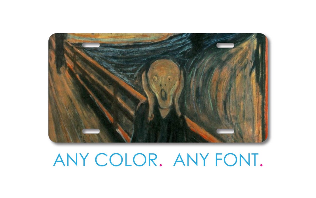 Custom License Plate Front Car Tag, Aluminum or Plastic - Personalized ...