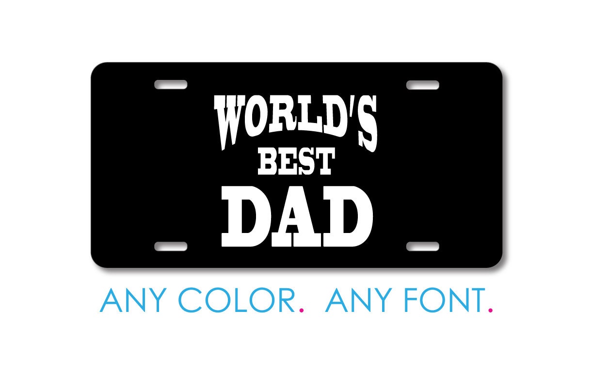 Custom License Plate Front Car Tag Aluminum or Plastic - Etsy