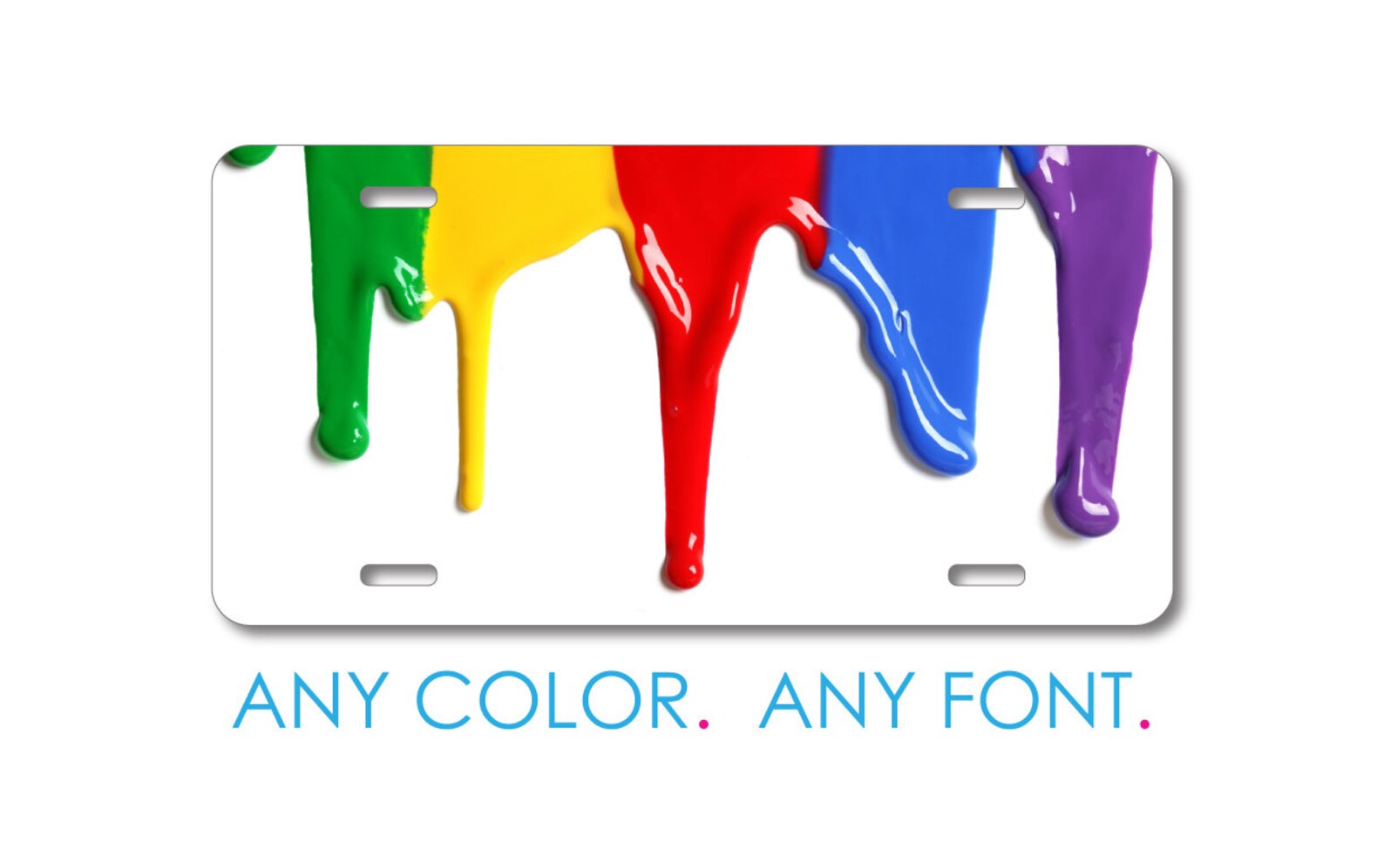 Custom License Plate Front Car Tag Aluminum or Plastic - Etsy