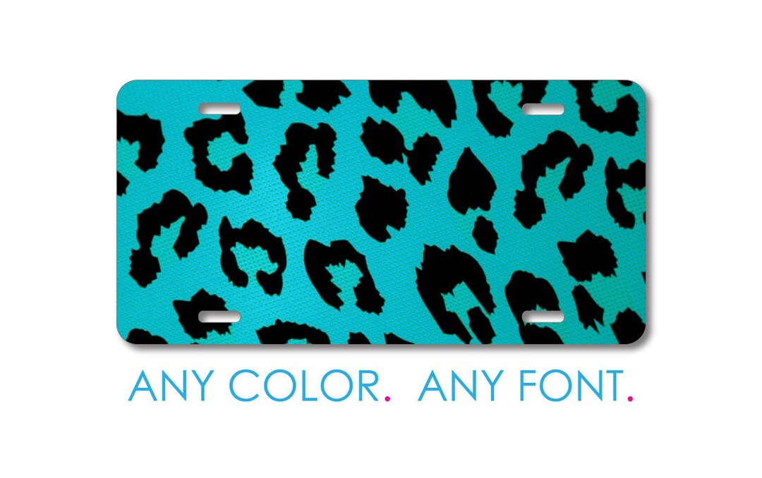 Custom License Plate Front Car Tag, Aluminum or Plastic - Personalized ...