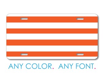 Custom License Plate Front Car Tag Aluminum or Plastic - Etsy