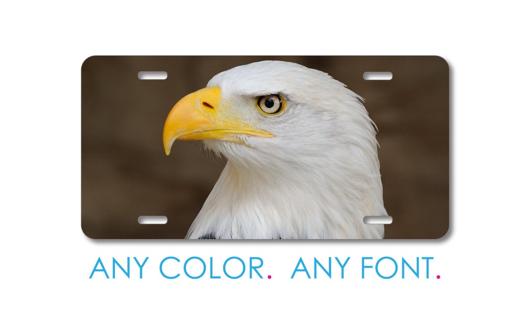 Custom License Plate Front Car Tag, Aluminum or Plastic - Personalized ...