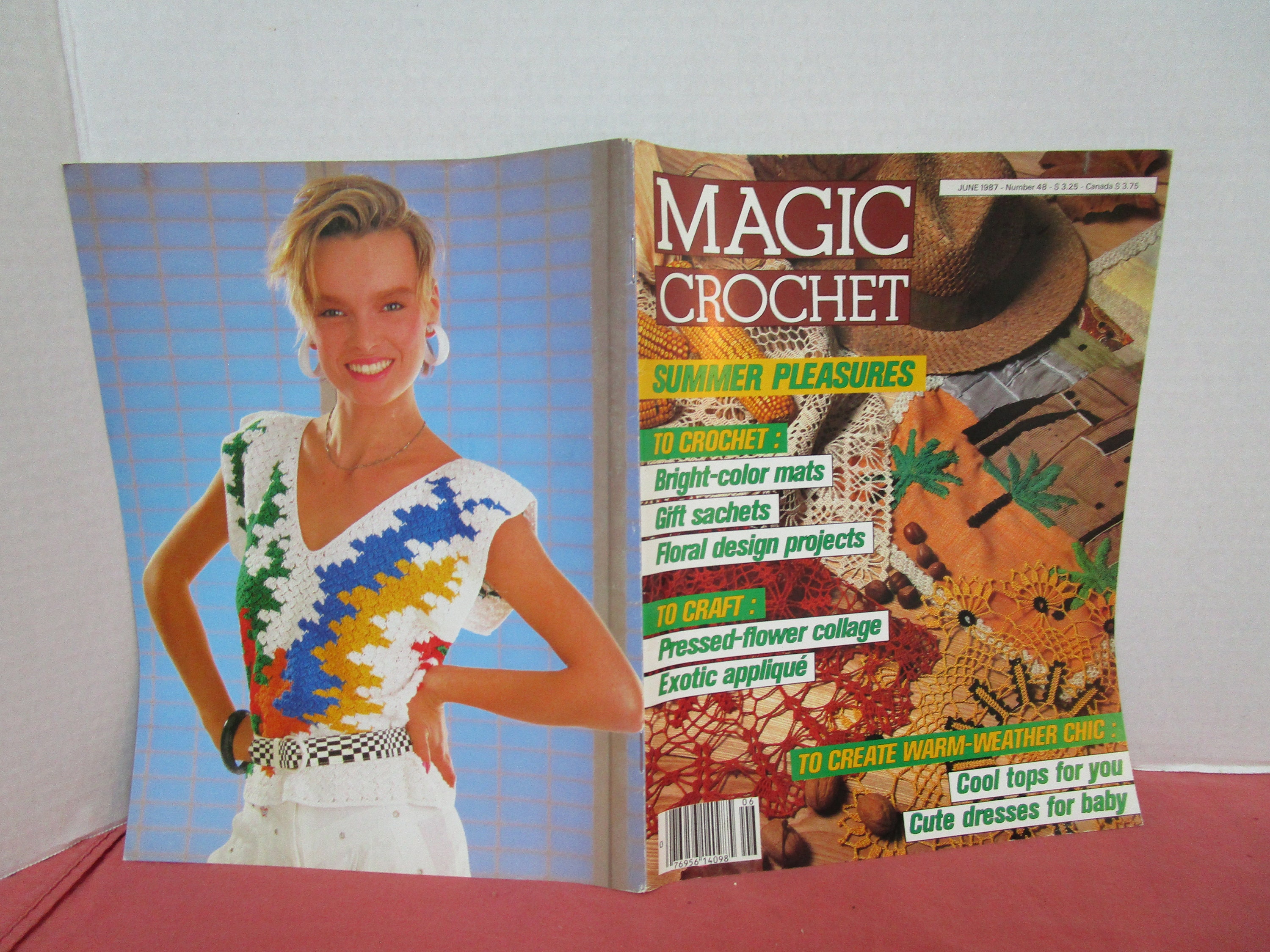 Magic Crochet Magazine No. 48, Jun. 1987, Thread Crochet, Doilies ...
