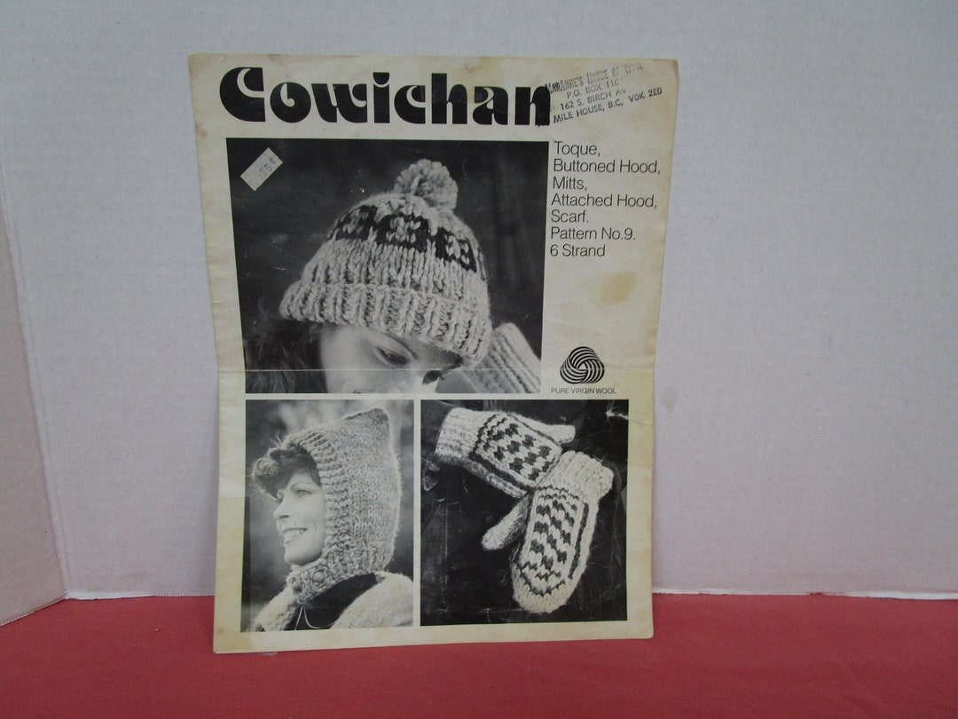 Adult Toque Hat, Buttoned Hood, Mitts, Attached Hood, Scarf Knitting ...