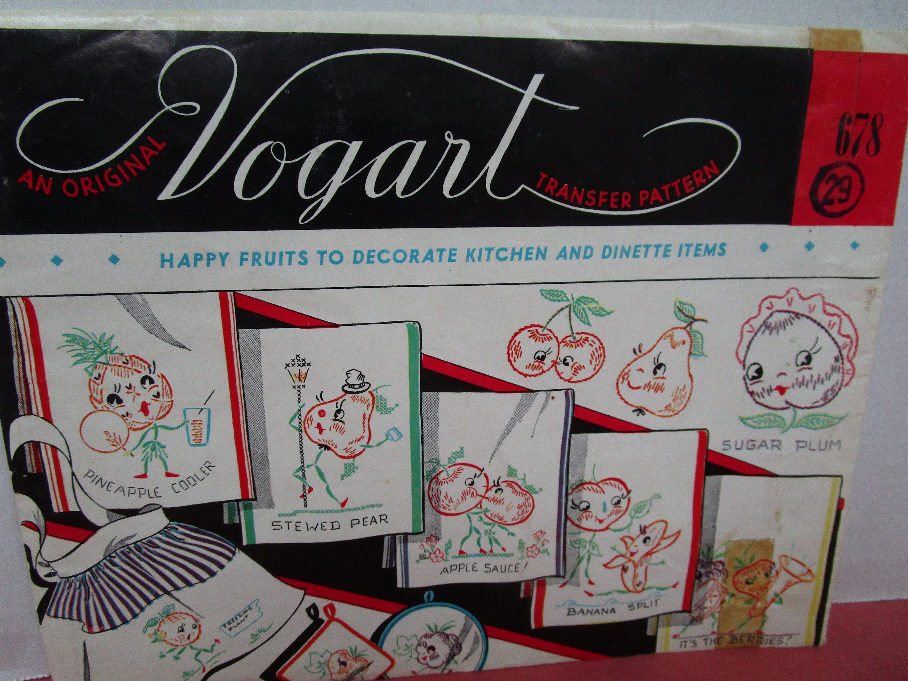 Iron on Transfers for Linens, Lot of 5, Aunt Marthas and Vogart, Unused ...