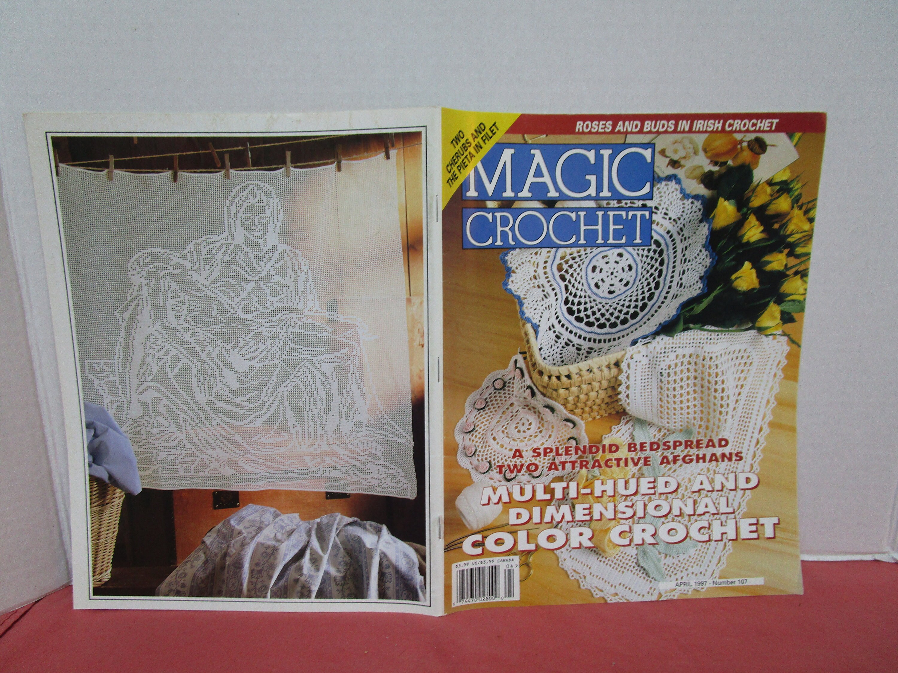 Magic Crochet Magazine No. 107 April 1997, Thread Crochet, Doilies ...