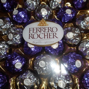 Purple & Silver Ferrero Rocher - Etsy UK