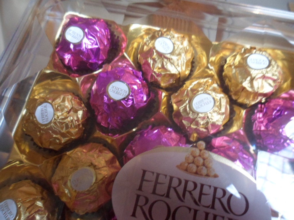 Pink Wedding Ferrero Rocher 1 X Case of 24 (300g) - Wedding Favours - Etsy