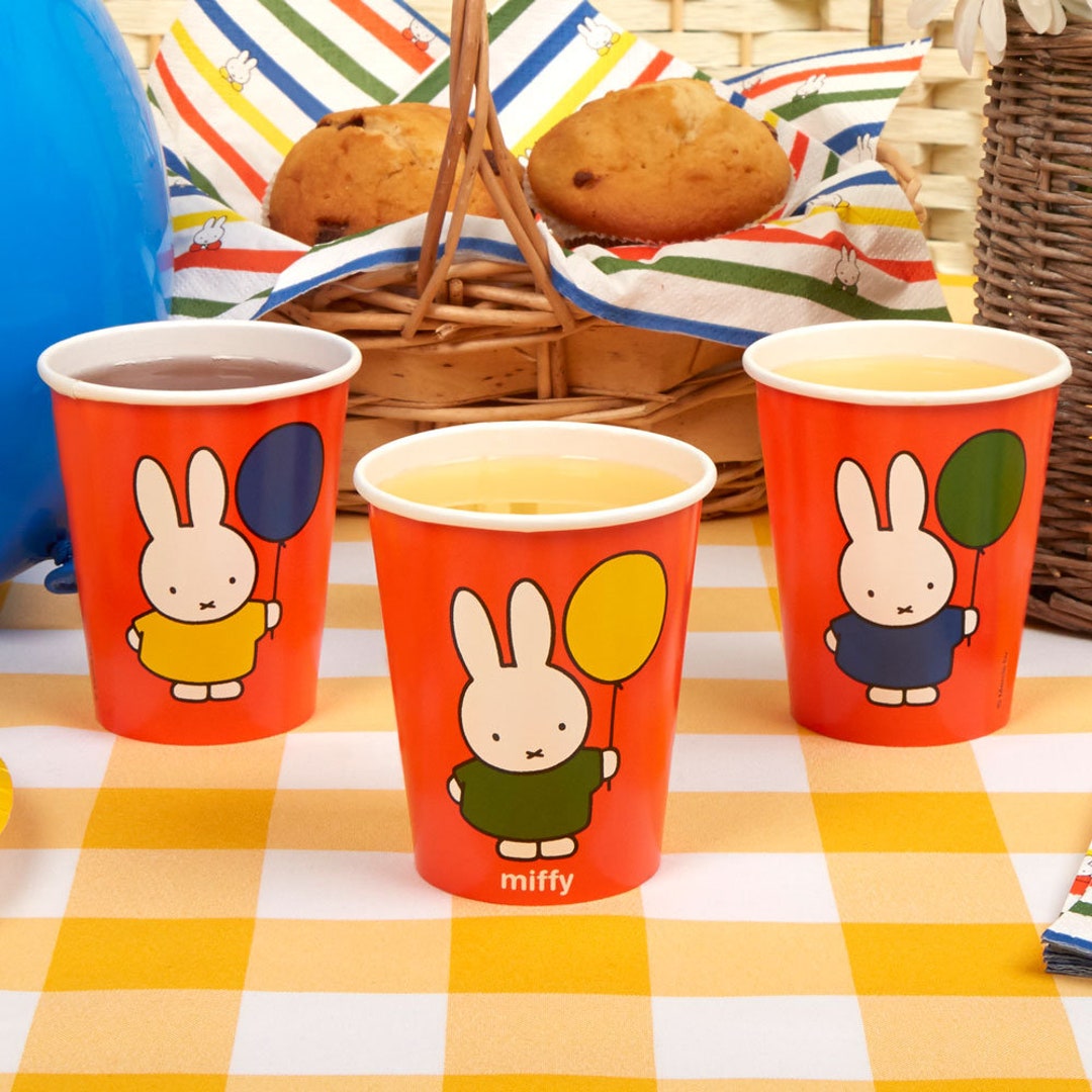 Miffy Birthday Paper Cups - Etsy