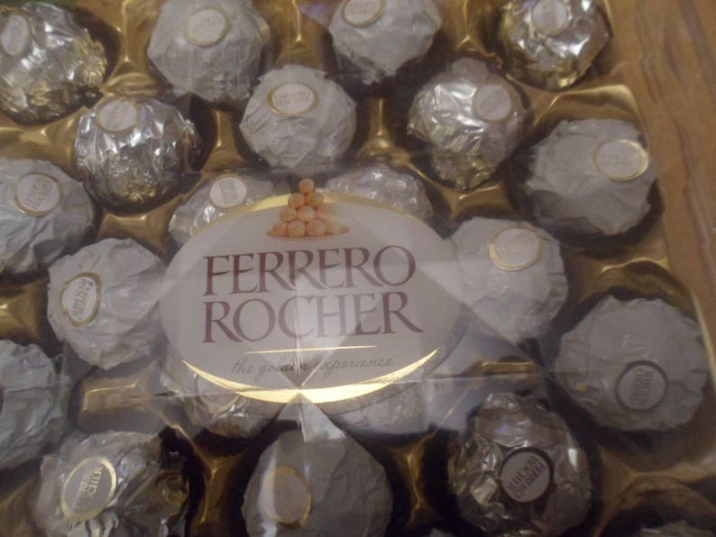 Wedding Ferrero Rocher Silver 1 X Case of 24 300g - Etsy Hong Kong