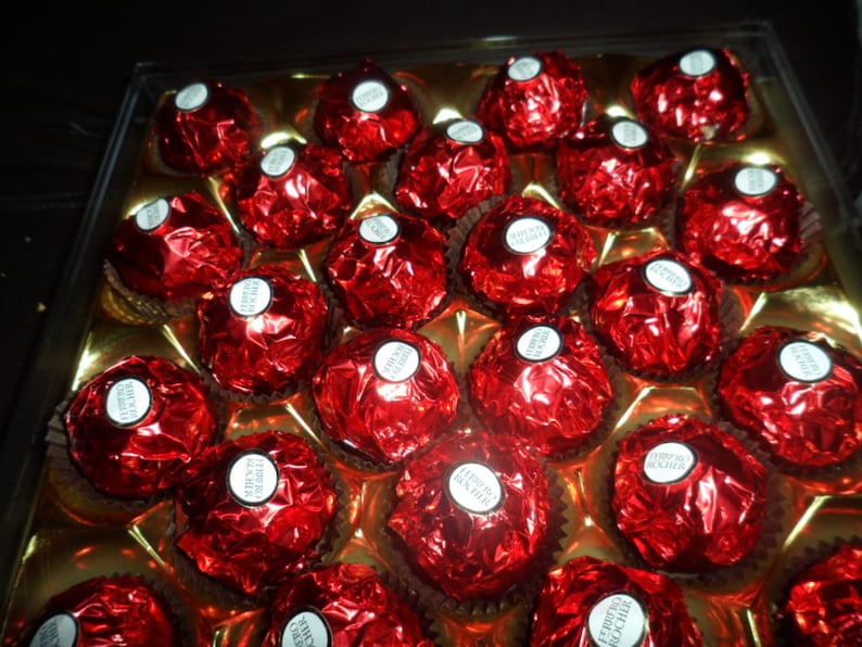 Red Ferrero Rocher - 300g (1 Case of 24) - Etsy UK