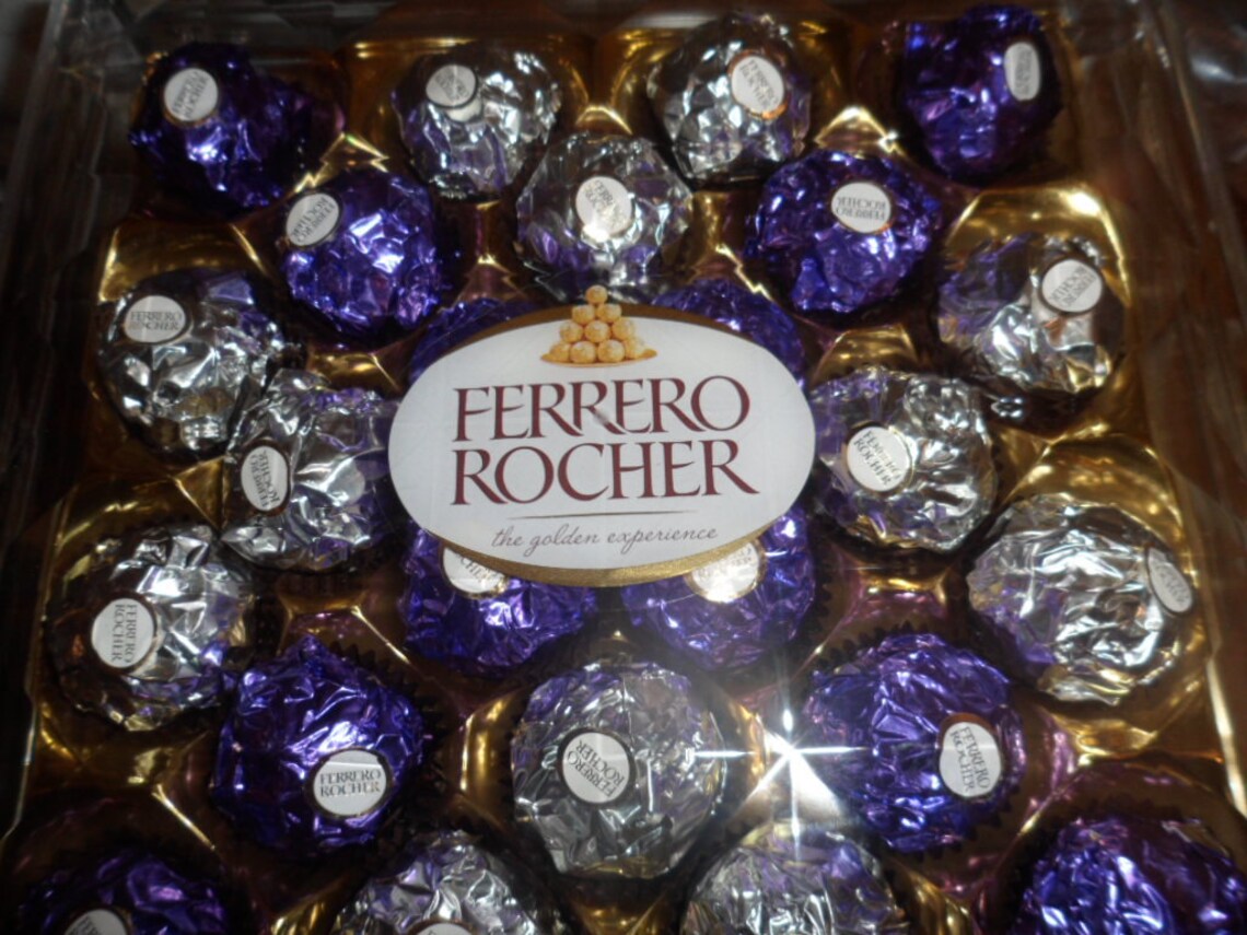 Purple and Silver Ferrero Rocher 250 Chocs | Etsy UK