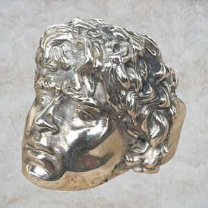 RING Elvis Presley Sculpted Face Sterling Silver 925 Jewel - Made in ...