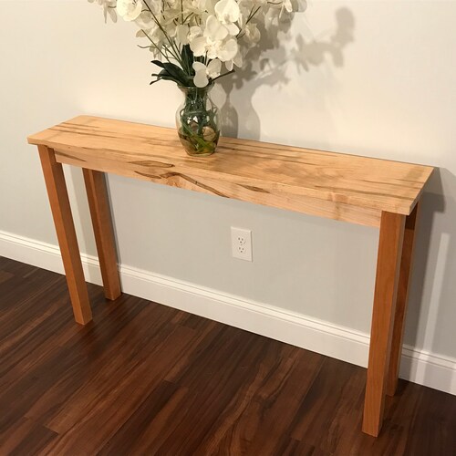 Tiger Maple Console Table - Etsy