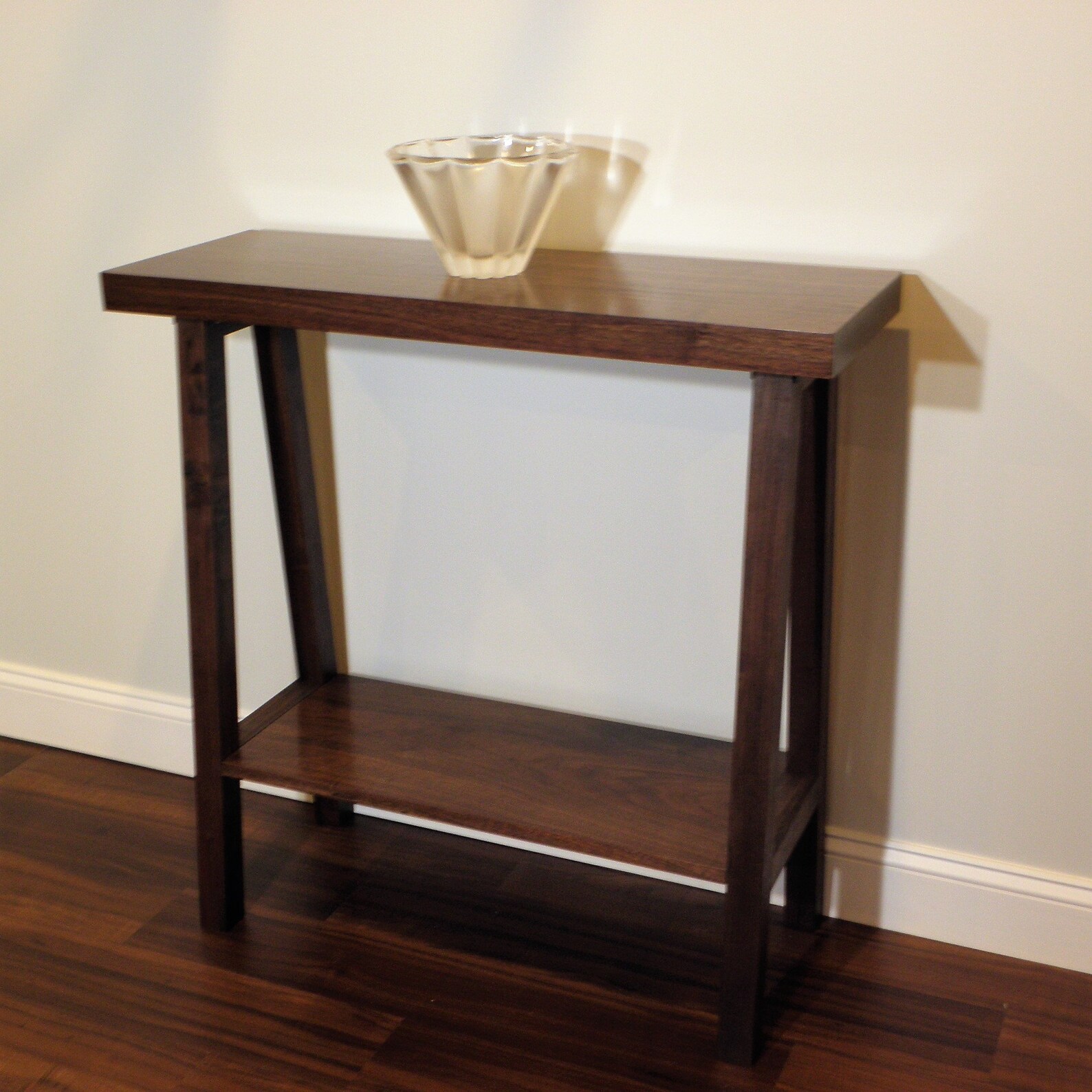 Industrial Black Walnut Console Table Sofa Table Side Table | Etsy