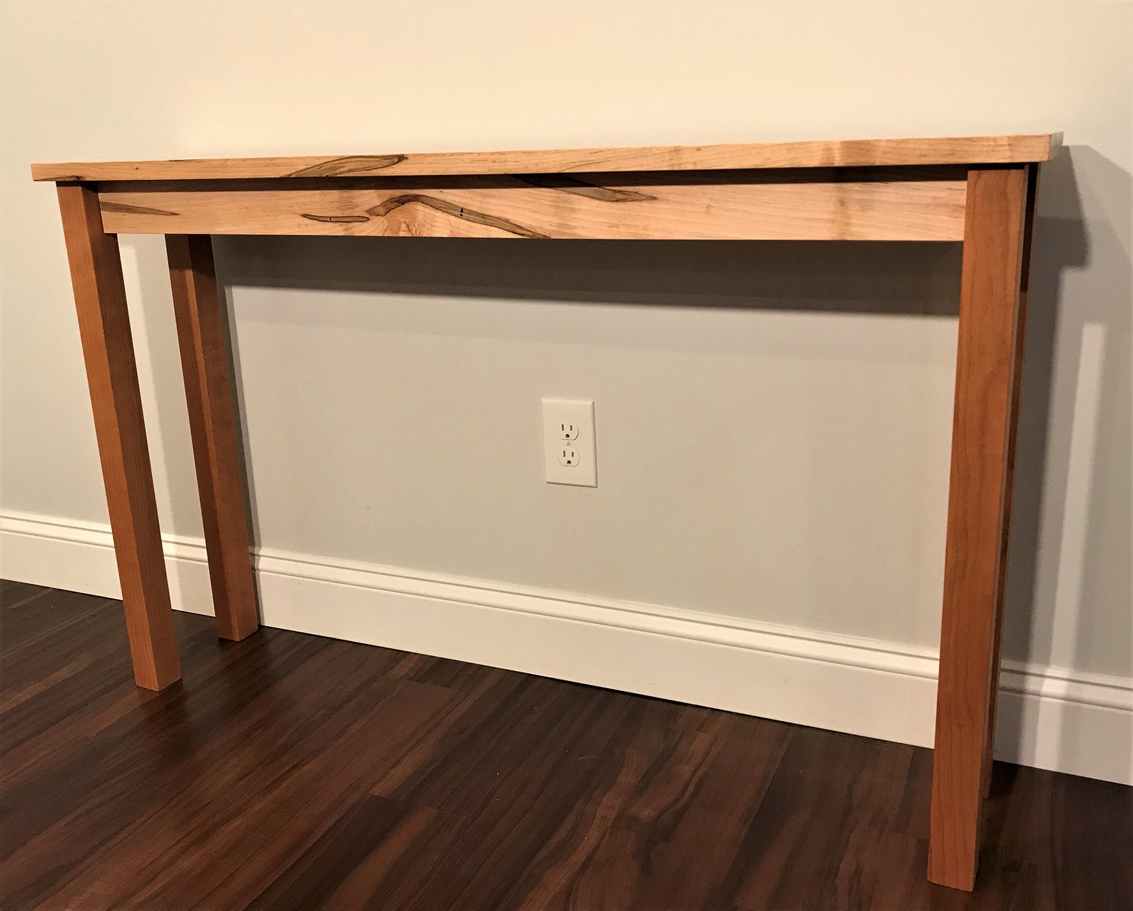 Ambrosia Maple and Cherry Console Table Side Table Hall - Etsy
