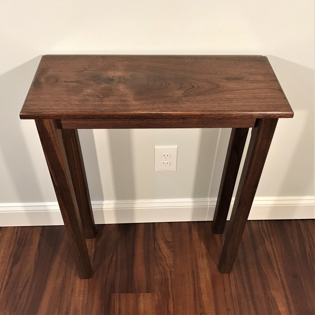 Solid Black Walnut Entry Table - Console Table – Sofa Table – Side ...